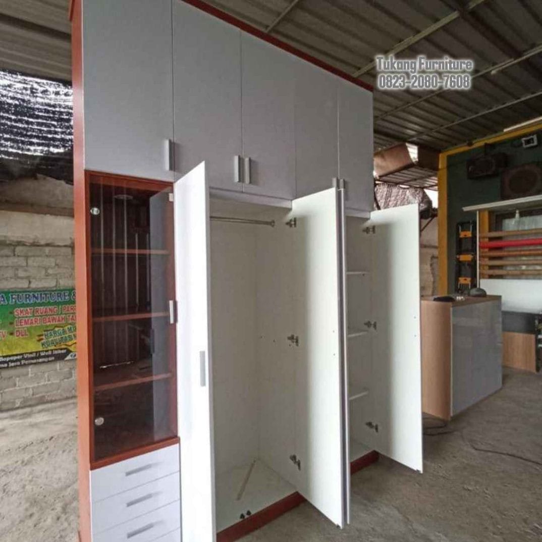 Biaya Custom Lemari HPL per Meter Terbaru 2024 - Profesor Furniture