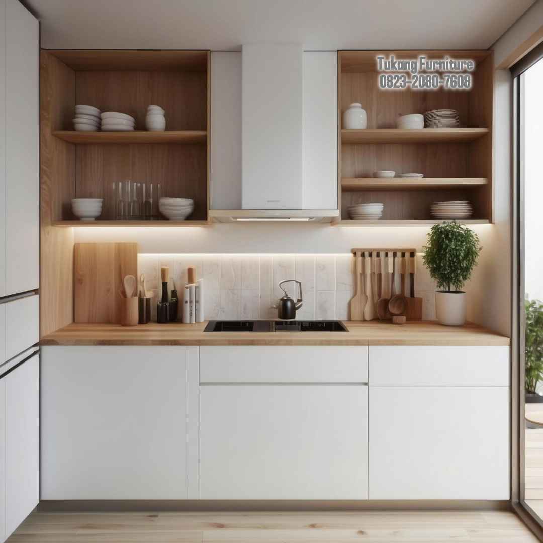Model Kitchen Set Dapur Minimalis Modern dengan Rak Terbuka - Profesor ...